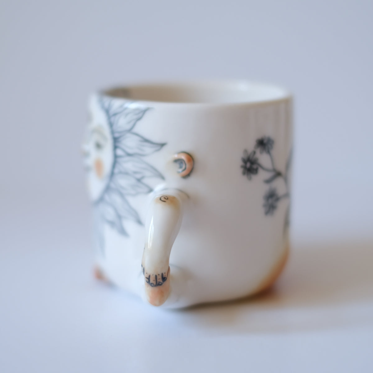 Illustrated Three-Eyed Man Mug – Atelier Annette Janelle